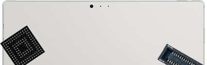 Microsoft Surface Pro 3 Board Component Parts | Microsoft Surface Board ...